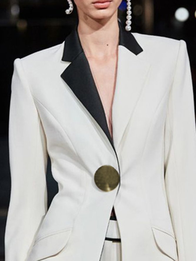 Color Block Formal Work Blazers Suit | Stylewe_usapp