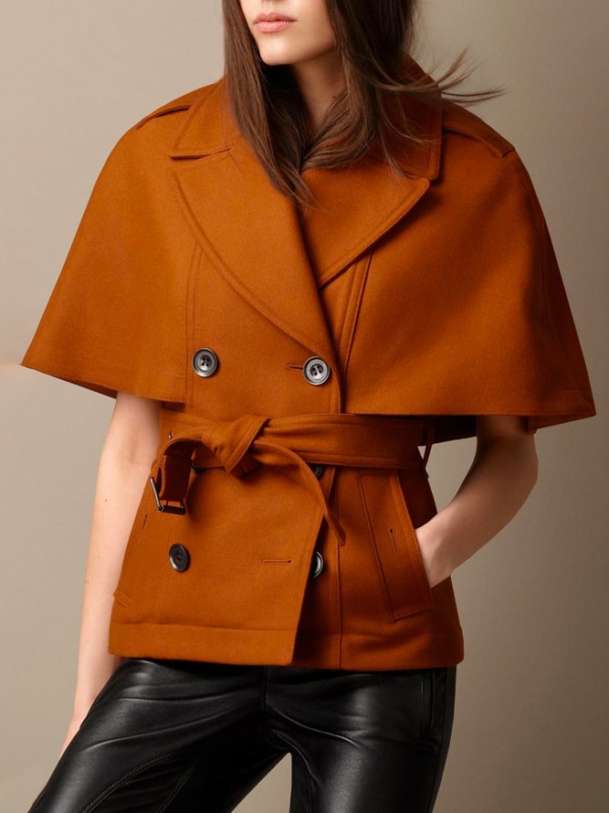 Autumn Daily Half sleeve Lapel Collar Jacket | Stylewe_usapp