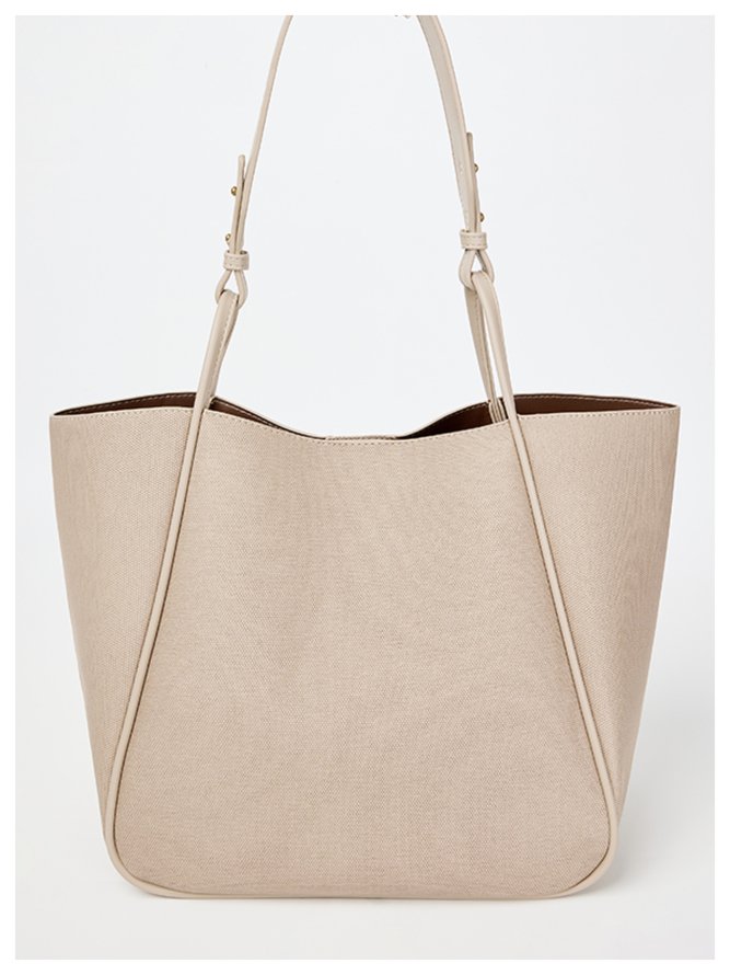 Women Minimalist Large Capacity Adjustable Shoulder Strap Tote Bag ...