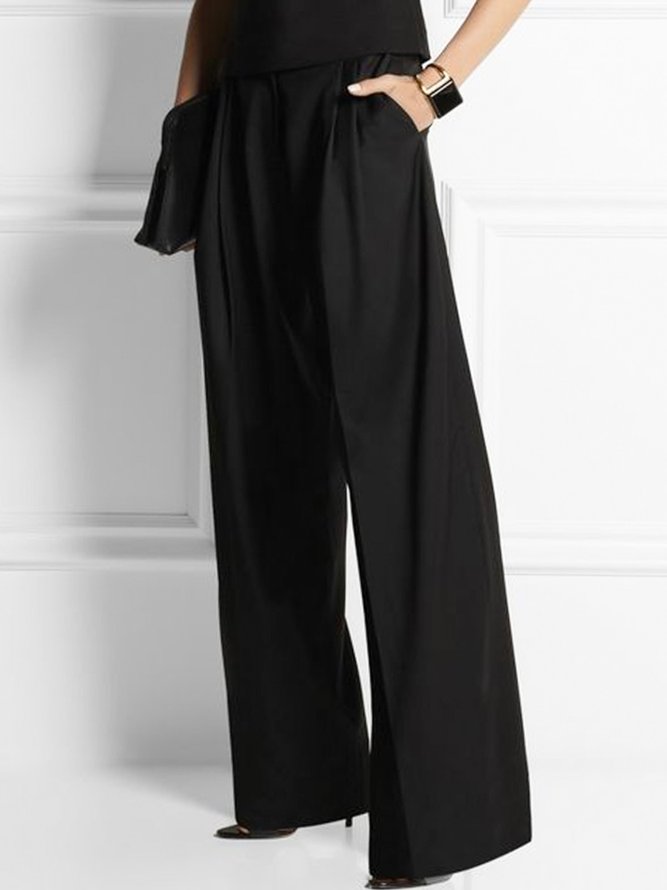 Urban Plain Regular Fit Pants | Bottoms | Women Plain Spring/Fall Urban ...