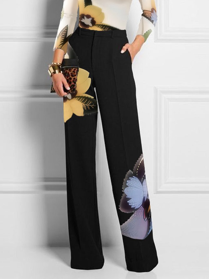 Floral Urban Fashion Pants | Bottoms | Women Floral Spring/Fall Urban ...